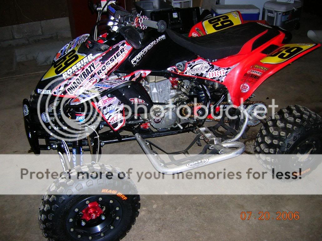 New Graphic kit i had Made | Honda TRX 450R