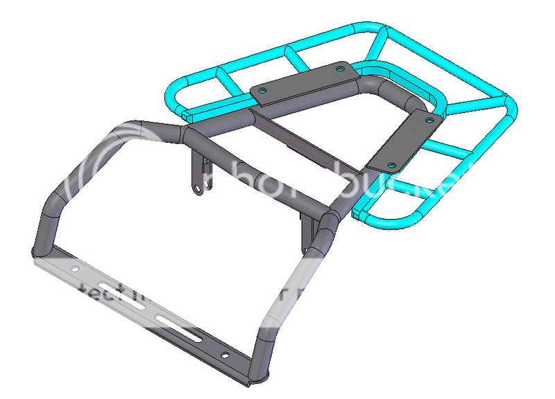 New Add-on extension for Givi SR346 rack owners (Gen1) | Yamaha FJR ...