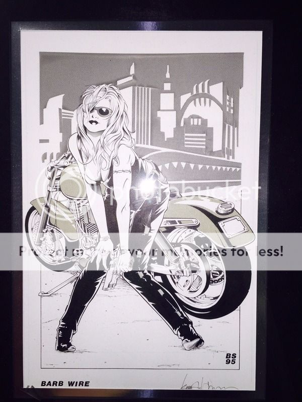 Help identifying Artist - Barb Wire - Original Comic Art - CGC Comic ...