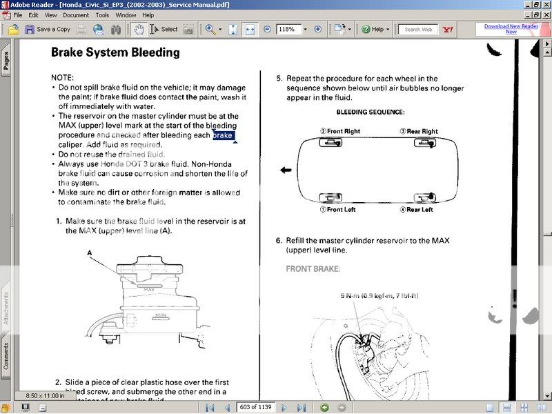 DIY Brake bleeding | Acura RSX, ILX and Honda EP3 Forum