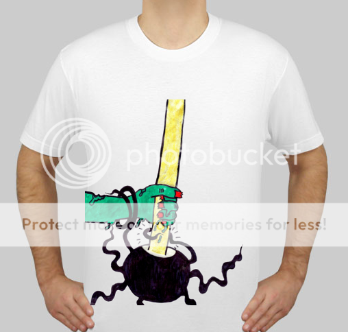 Thinkin of selling some shirts with trippy shizz I draw on them ...